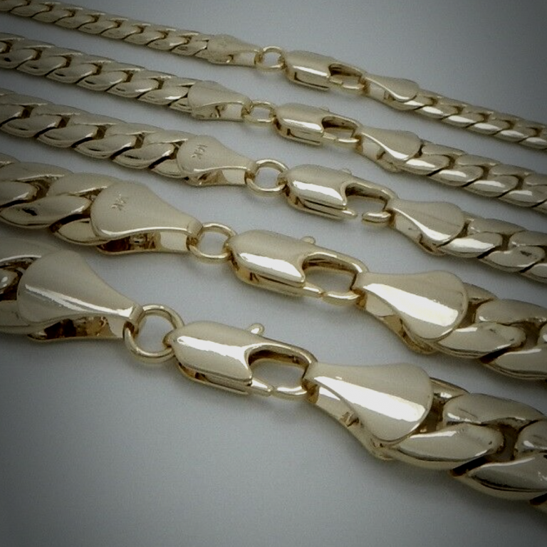 10mm x 30" Long Miami Cuban Curb Chain Necklace - Urban Fashion