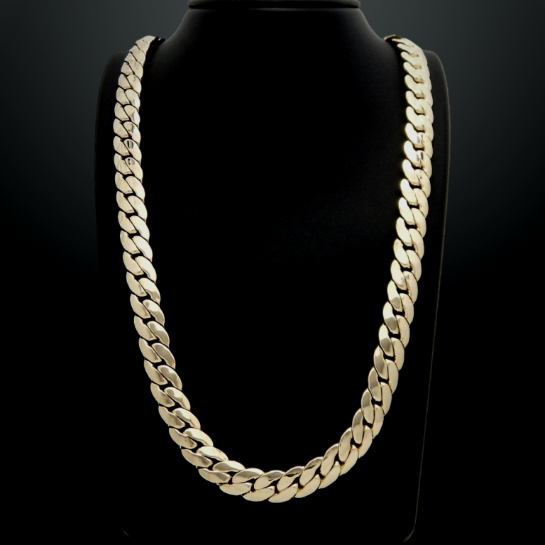 8MM Thick 24" Inches Long Miami Cuban Link Chain - Urban Fashion Jewelry