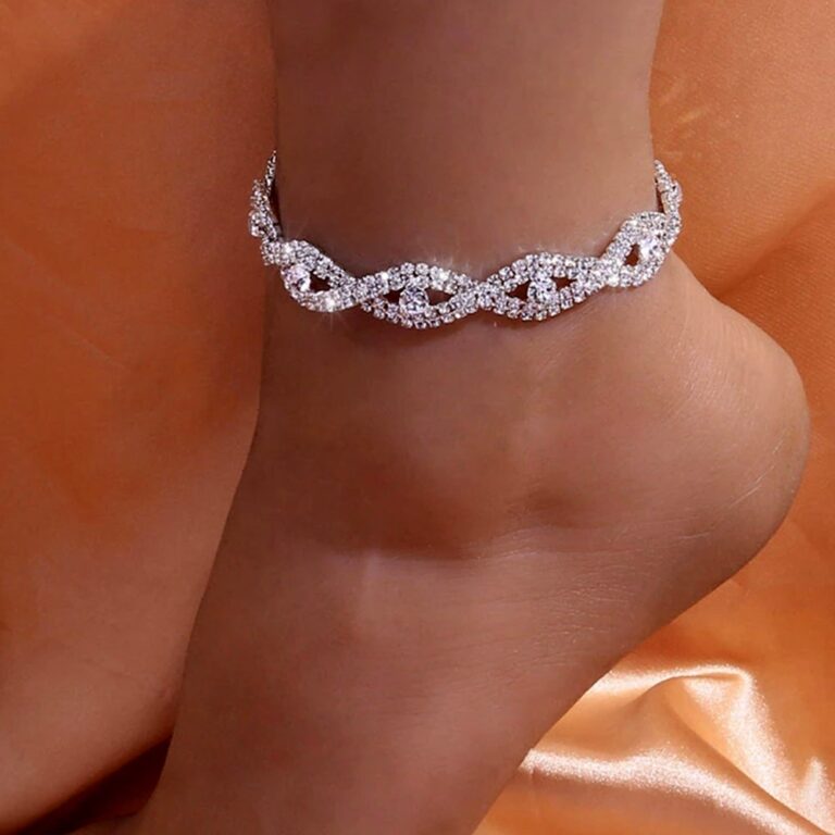 Women's Cuban Link Adjustable Anklet Bracelets - Urban Fashion Jewelry