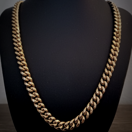 8MM Thick 24″ Inches Long Miami Cuban Link Chain – Urban Fashion Jewelry