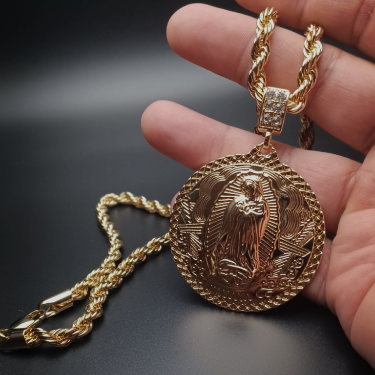 Iced Retro 11 Space Jam Kicks AAA+ Pendant 4mm X 24"inch Twisted Rope ...