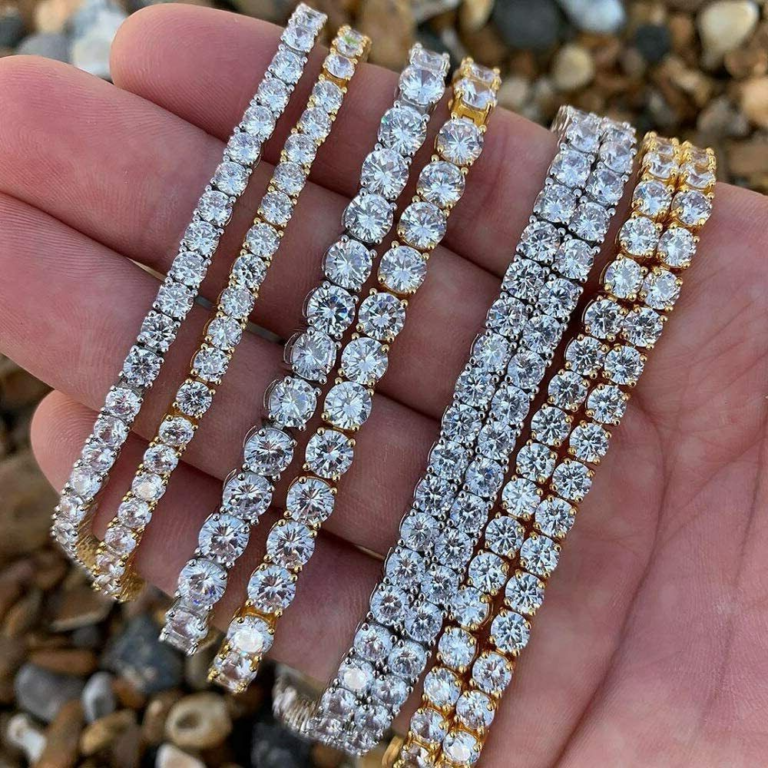 5MM Thick Fully Iced 1 Row Tennis Chain Necklace – Urban Fashion Jewelry