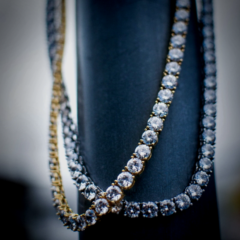 5MM Thick Fully Iced 1 Row Tennis Chain Necklace – Urban Fashion Jewelry
