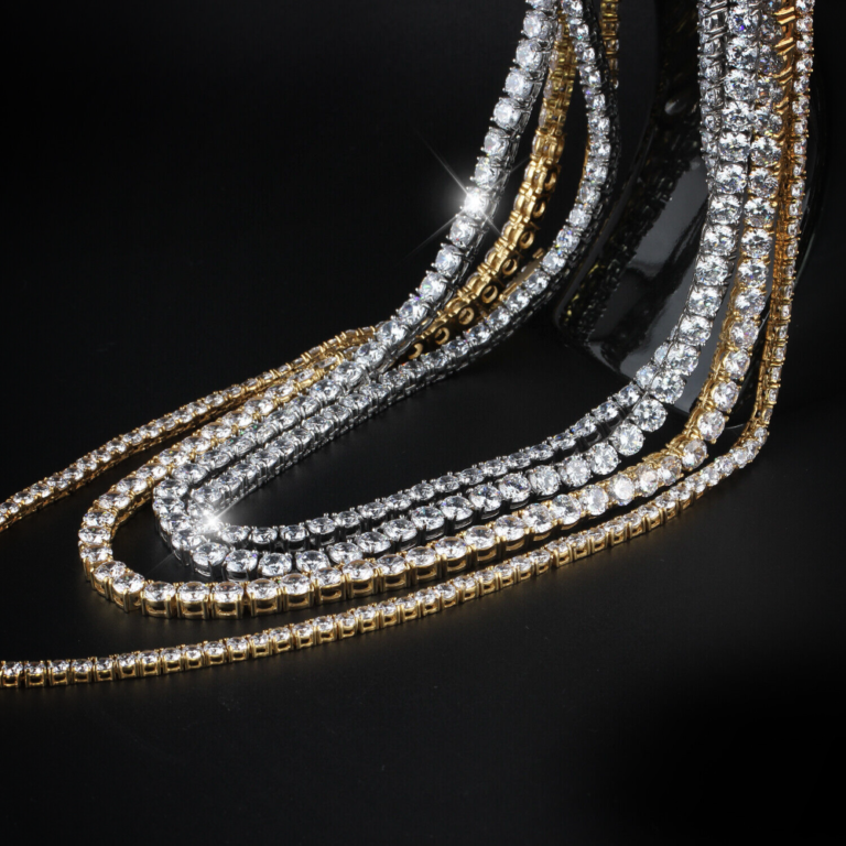 5MM Thick Fully Iced 1 Row Tennis Chain Necklace – Urban Fashion Jewelry