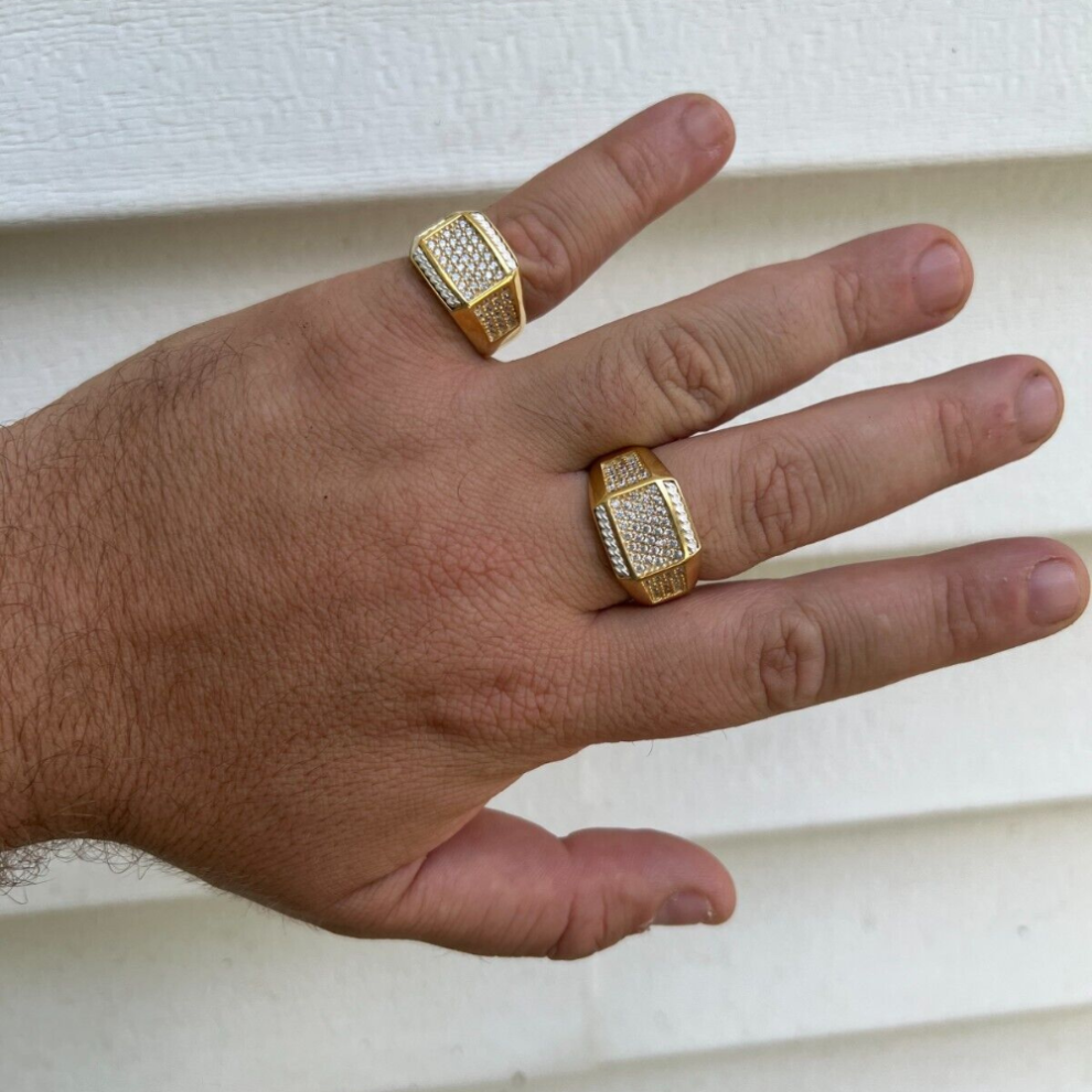 Women's Solid 14k Gold Nugget Heart Ring